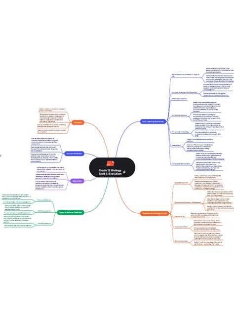 Evolution Mind Map Pdf