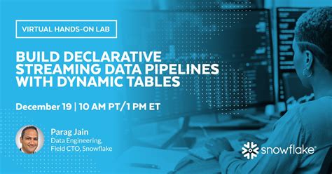 Snowflake On Linkedin Virtual Hands On Lab Build Declarative