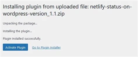 Wordpress Plugin For Netlify Status