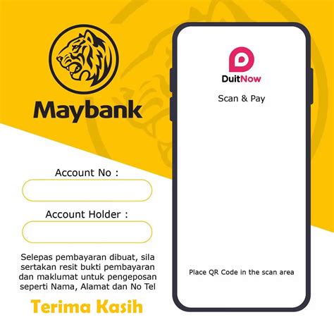 Contoh Template Akaun Bank Untuk Online Seller Notaria