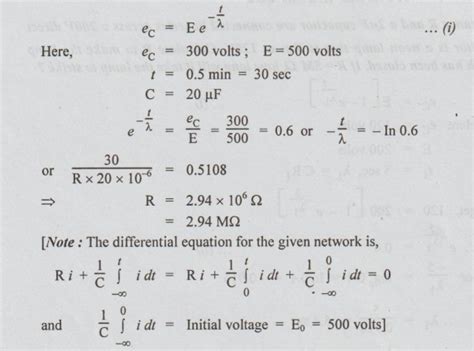 Solved Example Problems DC Transients In RL RC RLC Circuit