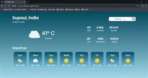 nandani singh on linkedin weatherapp html css javascript api