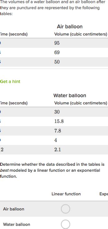 Linear Vs Exponential Worksheet Exponential Linear Regression Real Statistics Using Excel