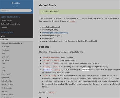 How To Obtain A Finalized Block Issue Nethereum Nethereum