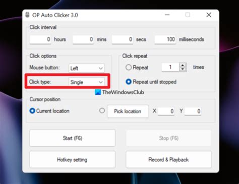 Automate Mouse Clicks Using Op Auto Clicker For Windows 1110