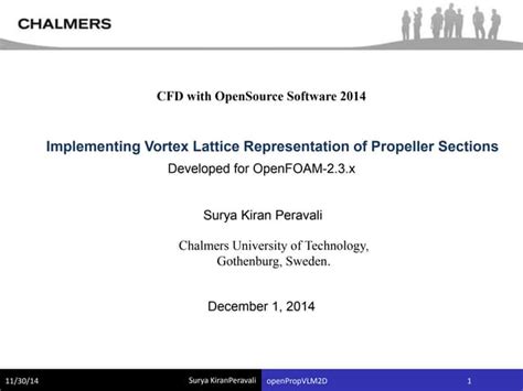 Vortex Lattice Implementation Of Propeller Sections For Openfoam 23x