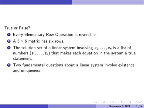 Linear Algebra True False Edubirdie