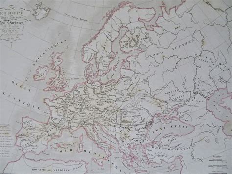 Europe Migration Period Franks Vandals Saxons Goth Roman Empire 1846