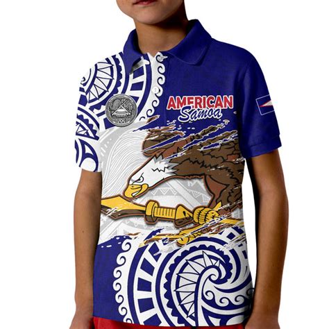 American Samoa Polo Shirt Independence Day Polynesian Special Version Lt14