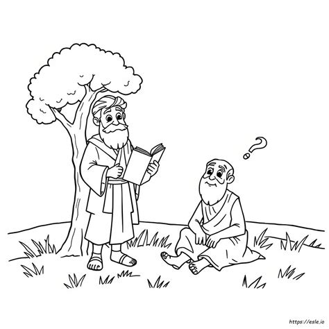 Wise Man Foolish Man Coloring Page