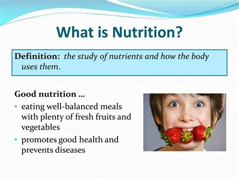 Ppt Importance Of Good Nutrition For Health And Well Being Powerpoint Presentation Id 9673297
