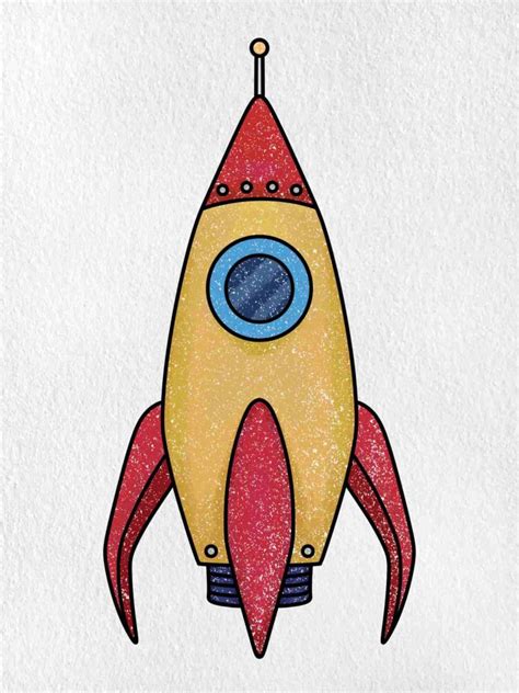 Draw A Rocket Helloartsy