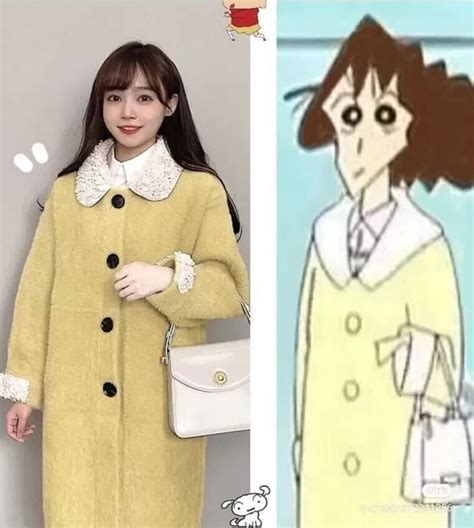 짱구 엄마 옷 실제로 입어본 처자