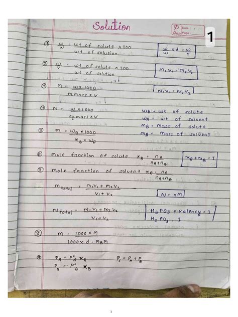Solution Kinetics Numericals Pdf