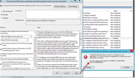 Setting Up Bitlocker Suggestions Windows Spiceworks Community