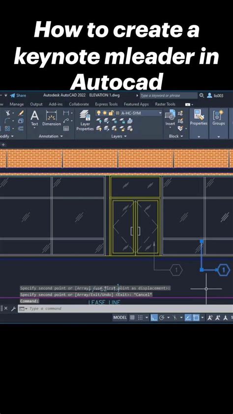 How To Create A Keynote Mleader In Autocad Autocad Keynote Autodesk