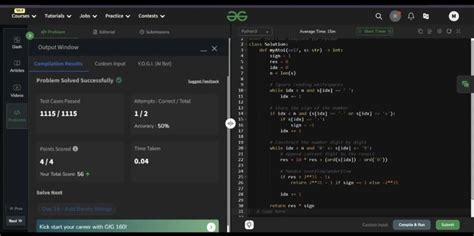 mahvish pathan on linkedin gfg160 geekstreak2024 geeksforgeeks codingchallenge problemsolving…