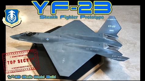 Building The Hobby Boss 148th Scale Yf 23 Stealth Fighter Prototype Youtube