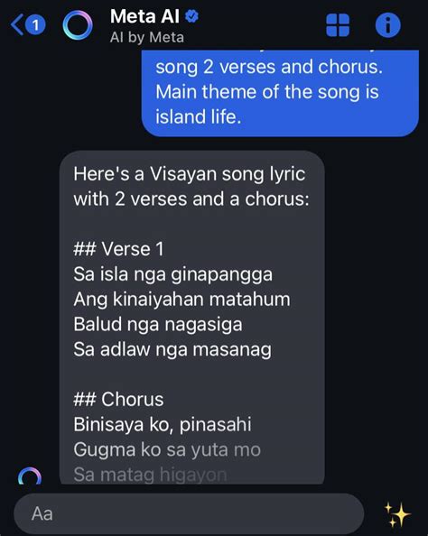 Risman Akong Gi Testingag Pagama Si Meta Og Binisaya Nga Lyrics Og