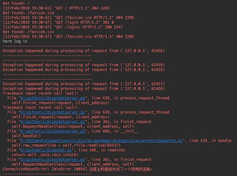 Javascript Django Encountered With Connectionreseterror [winerror 10054] Stack Overflow