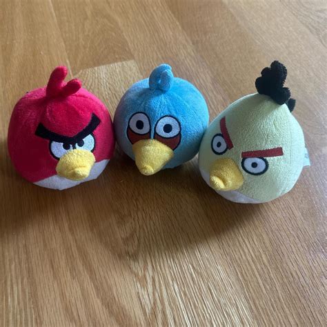 Angry Birds Plush Toy Bundle Angrybirds Depop