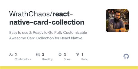 Github Wrathchaos React Native Card Collection Easy To Use Ready To Go Fully Customizable