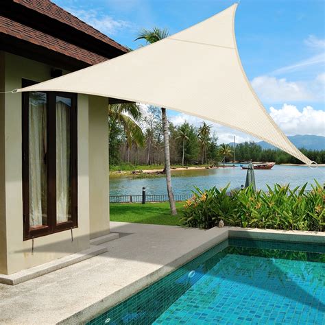 Aurigate Sun Shade Sail Triangle For Patios Deck Awning Shade Sails For