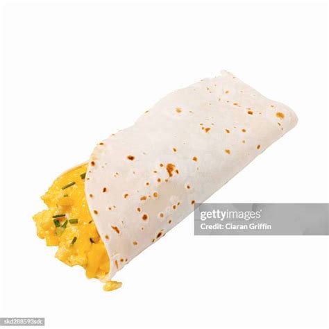 Breakfast Burrito White Background Photos And Premium High Res Pictures