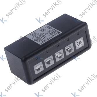 Botonera Electrónica Cafetera Industrial 5 Botones 230v 7 Pi