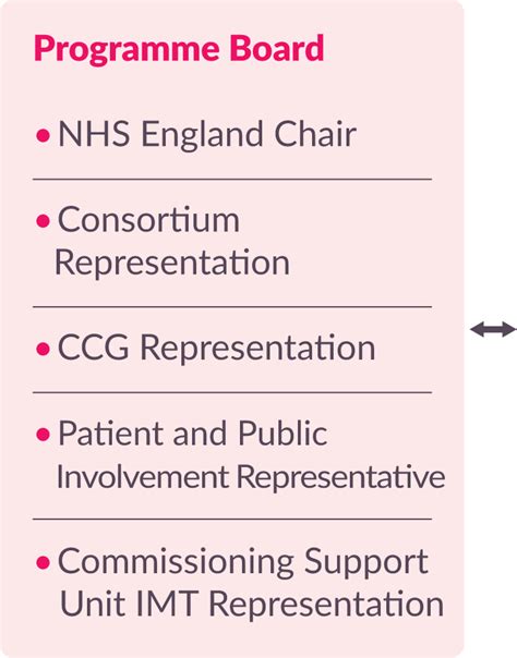 Structurediagramprogrammeboard One Care