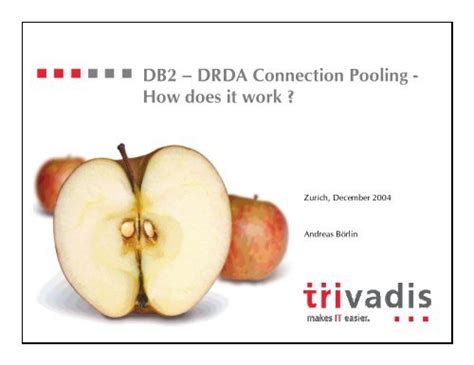 Db2 Drda Connection Pooling How Does It Work Trivadis
