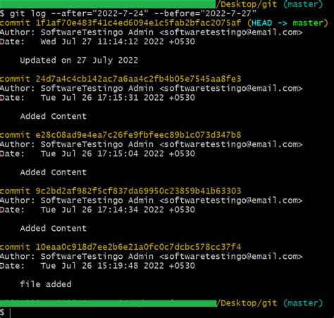 Git Log Command Explained And How To Use Updated 2024