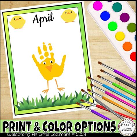 My Handprint Memory Book Craft Pre K Kindergarten Last Day Of School