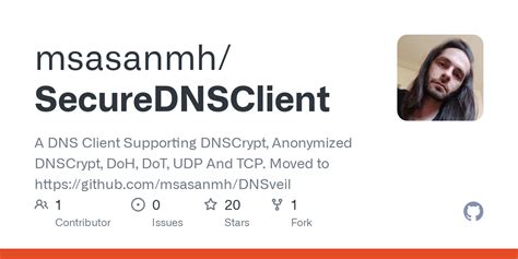 Github Msasanmhsecurednsclient A Dns Client Supporting Dnscrypt