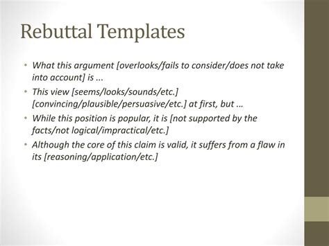 Ppt Counterarguments And Rebuttals Powerpoint Presentation Free Download Id 1882796