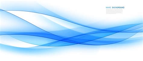Premium Vector Abstract Blue Wave Background Modern Background Design Vector Illustration