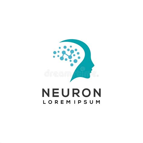 Brain Logo Neuron Nerve Or Seaweed Logo Design Inspiration Stock