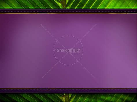 Palm Sunday Background Powerpoint