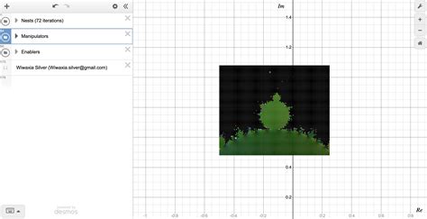 Mandelbrot Set 72 Iterations R Desmos