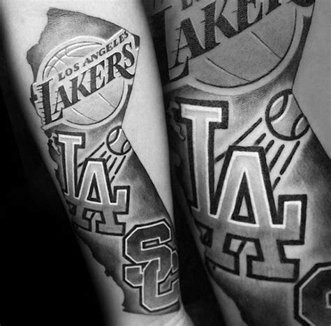 La Tattoos Ideas Los Angeles Dodgers Tattoo Baseball Tattoos