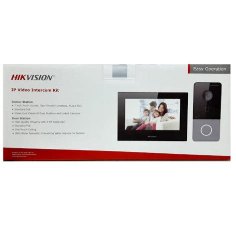 Hikvision Ip Intercom Kit Ds Kis605 P Wired Systems