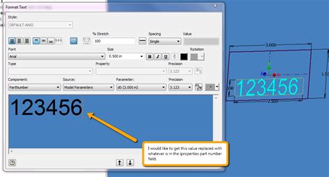 Solved User Defined Text Paramter In Ipart Autodesk Community