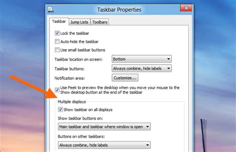 How To Tweak The New Multi Monitor Taskbar In Windows Or