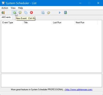 System Scheduler Task Scheduler Alternative For Windows PC