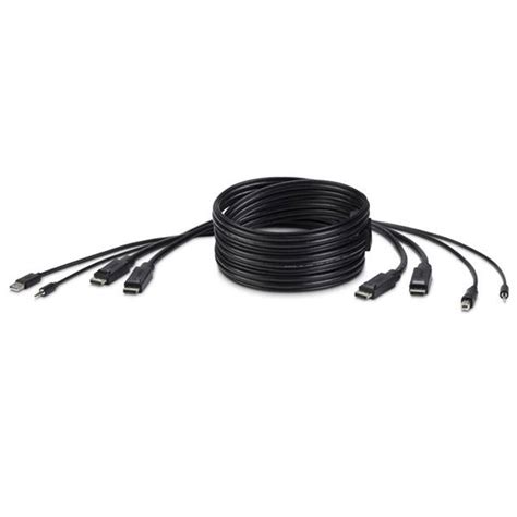 Belkin 1 8m Dual Displayport Usb And Audio Kvm Cable F1d9020b06t Elive Nz