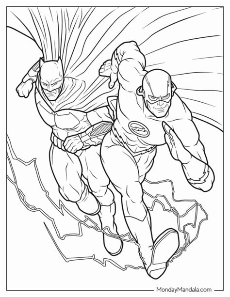 The Flash Coloring Pages Cw 3