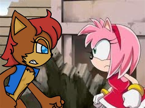Sally Vs Amy By Xxxxcottoncandyxxxx On Deviantart