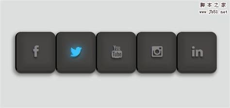 纯css3发光分享按钮的实现教程css3css网页制作脚本之家