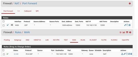 Port Forward To Udp 10000 Is Not Working Netgate Forum