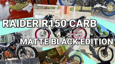 Suzuki Raider R150 Matte Black Rimset Edition Youtube